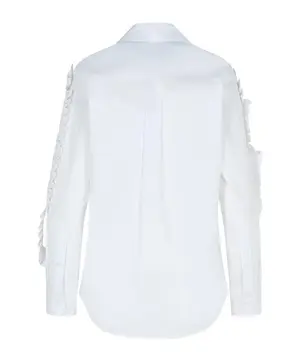 Coperni Ruffled Buttoned Shirt