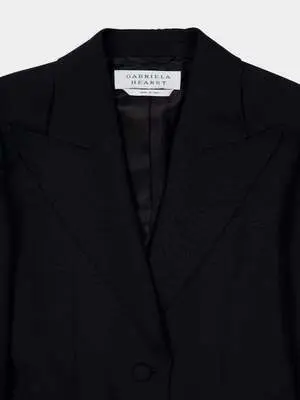 Gabriela Hearst Single-button Wool Blazer