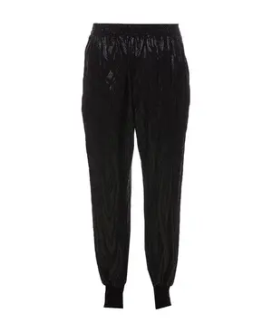 Stella McCartney Wood-grain Effect Metallic Tapered Trousers