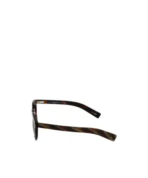 Zegna Round Frame Sunglasses - Brown