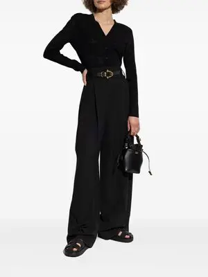 Tory Burch T Monogram Jacquard Cardigan - Black