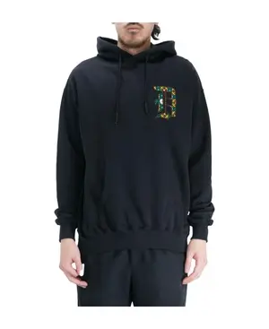 Drole De Monsieur Logo Hoodie - Black