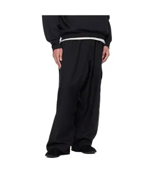 Y3 Drawstring Wide Leg Cargo Trousers