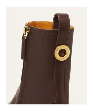 Loro Piana Kilda Ankle Boots - Brown Ebony