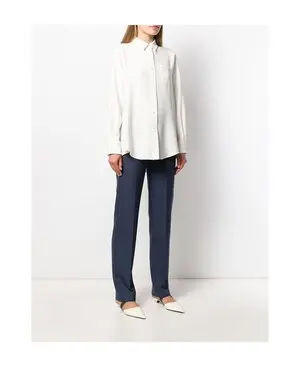 Alberto Biani Crepe Button-up Shirt