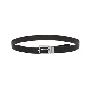 Hugo Boss Logo Engraved Buckle Leather Belt