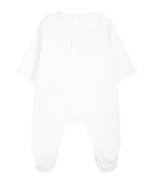 Chloé Round Neck Long Sleeve Jumpsuit With Scarf