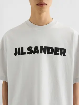 JIL SANDER Logo T-shirt - Gray