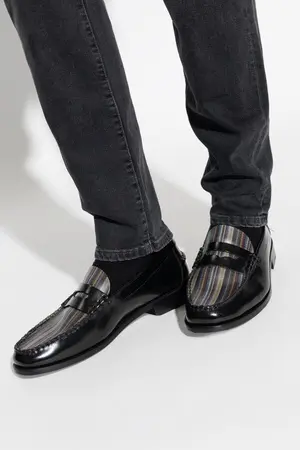 Paul Smith Signature Stripe Loafers - Black