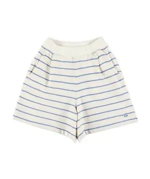 Bonpoint Striped Cotton Shorts