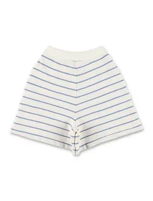 Bonpoint Striped Cotton Shorts