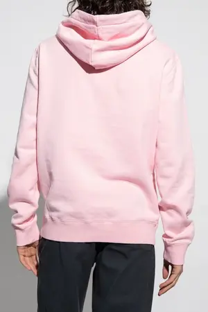 LANVIN Embroidered Logo Drawstring Hoodie