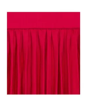 Dior Pleated Maxi Skirt - Red