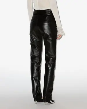 Isabel Marant Étoile Chazia" Belted Leather Trousers