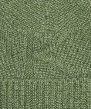 Kiton Rib Knitted Hat - Green