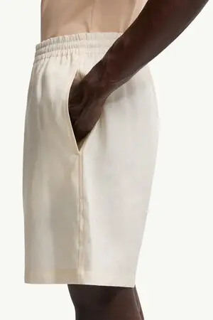 Moncler X Gilga Farm Donald Glover Linen Blend Shorts - White