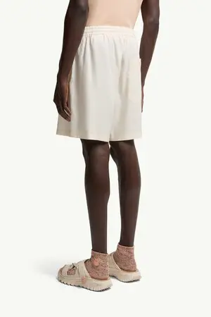 Moncler X Gilga Farm Donald Glover Linen Blend Shorts - White