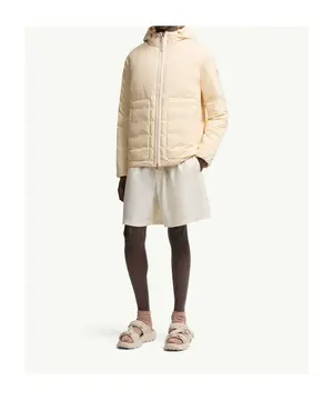 Moncler X Gilga Farm Donald Glover Linen Blend Shorts - White