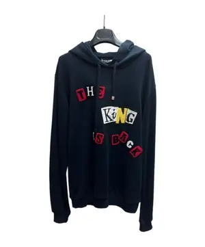 Dolce & Gabbana The King Is Back" Printed Long-sleeve Sweater