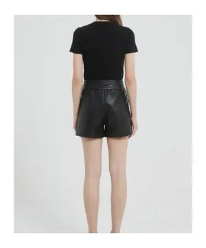 Marissa Chiara Embellished Button Shorts
