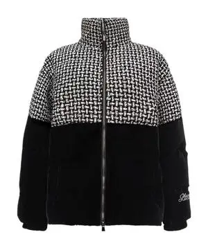 CHARLIE LUCIANO Logo Down Jacket With Stand Collar