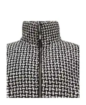CHARLIE LUCIANO Logo Down Jacket With Stand Collar