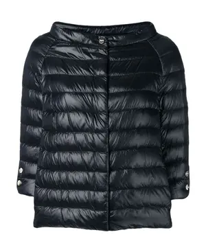 Herno Long-sleeved Down Jacket - Black