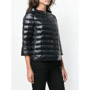 Herno Long-sleeved Down Jacket - Black