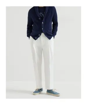 Brunello Cucinelli Suede Lace-up Sneakers - Azure