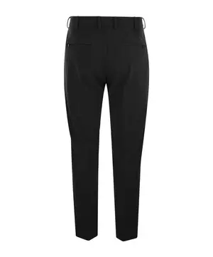 PT TORINO Pleated Tailored Trousers - Black