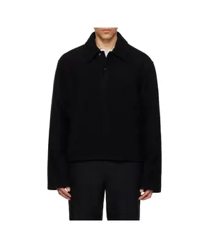 RIER Collared Long-sleeved Polo Shirt