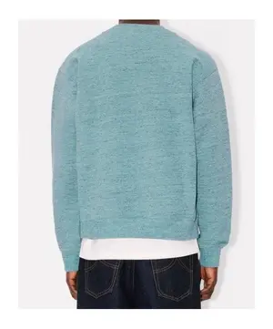 Kenzo Embroidered Crewneck Sweatshirt - Blue
