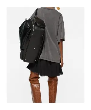 Acne Studios Graphic Print Layered T-shirt Dress