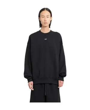 Off-White Printed Crewneck Sweatshirt - Black