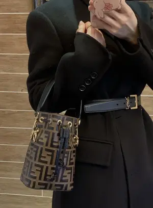 Fendi Mon Tresor Mini Bucket Bag