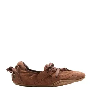 Acne Studios Lace-up Flat Shoes - Brown
