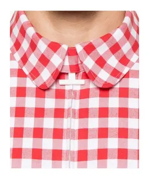 Thom Browne Gingham-check Flannel Shirt