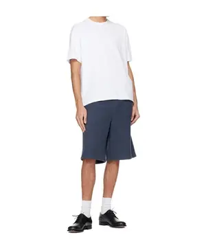 RIER Wool Elastic Waist Shorts - Blue