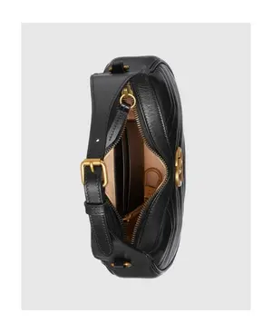 Gucci Gg Marmont Half-moon Mini Bag