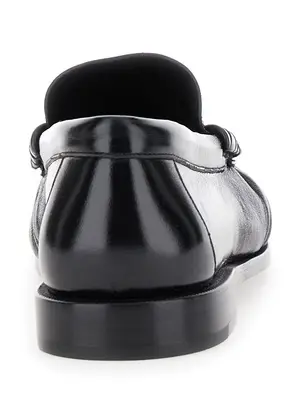 Saint Laurent Le Loafer Slip-on Loafers - Black