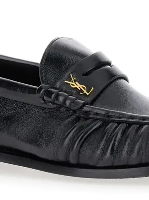 Saint Laurent Le Loafer Slip-on Loafers - Black
