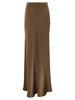 Max Mara Satin Midi Skirt