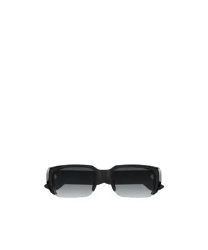 Alexander McQueen Rectangle Frame Sunglasses - Black