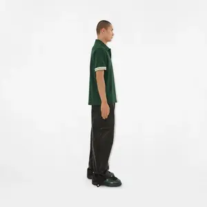 Burberry Short Sleeved Polo Shirt - Green