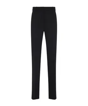 Jacquemus Camargue High-waisted Straight-leg Trousers - Black