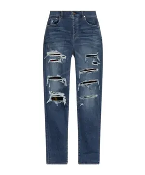 Amiri Distressed Denim Jeans - Blue