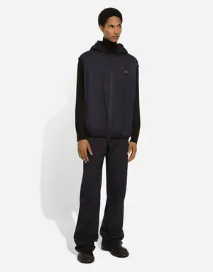 Dolce & Gabbana Hooded Sports Vest - Black
