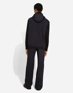 Dolce & Gabbana Hooded Sports Vest - Black