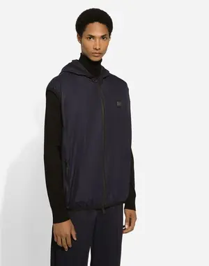 Dolce & Gabbana Hooded Sports Vest - Black