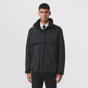 Burberry Embroidered Logo Packaway Jacket